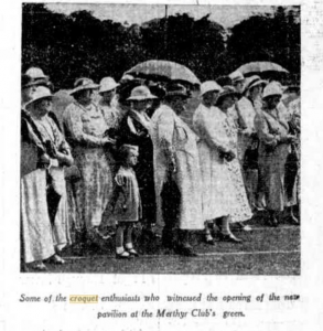 History – Merthyr Croquet Club